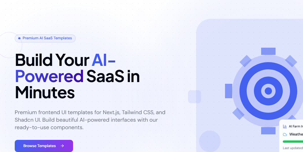 🌟 AI SaaS Templates